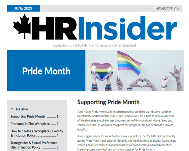HR Insider Newsletter – June 2023 – HR Insider
