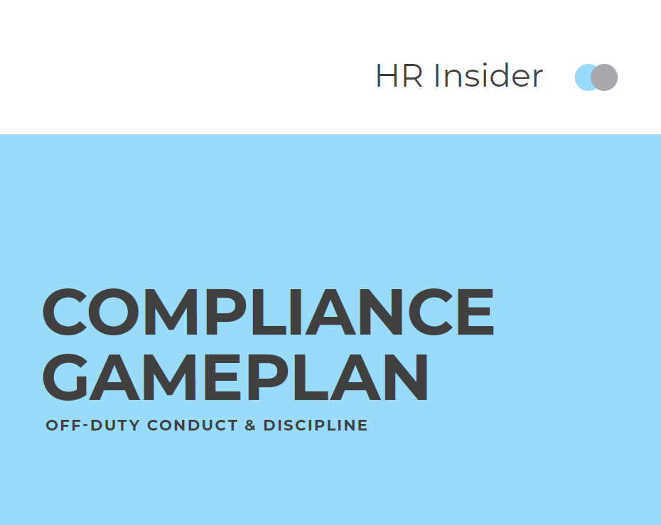 Off-Duty Conduct and Discipline – HR Insider